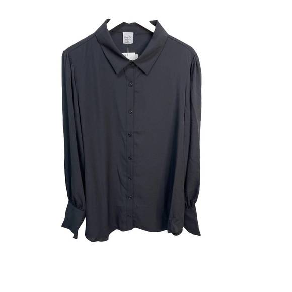 COZY CO. | Tops | New Cozy Co Long Cuff Latern Puff Sleeve Blouse In ...